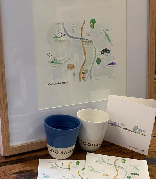 Coonamble Map - limited edition print – www.missvet.com.au